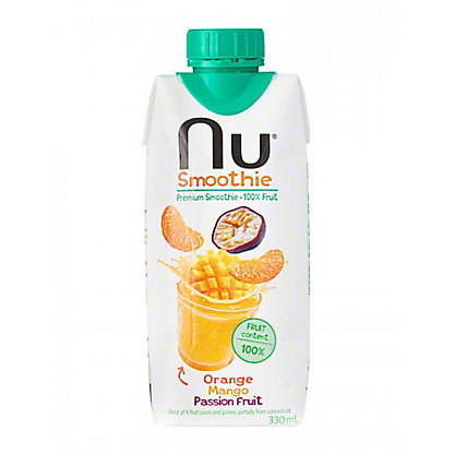 MaxMart Online . Nu Smoothie Orange Mango Passion 330ml