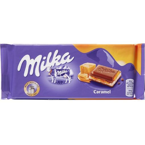 MaxMart Online . Milka Milk Chocolate Caramel 100g