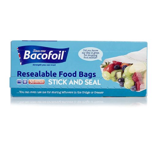 MaxMart Online . BacoFoil Resealable Food Bags 50s