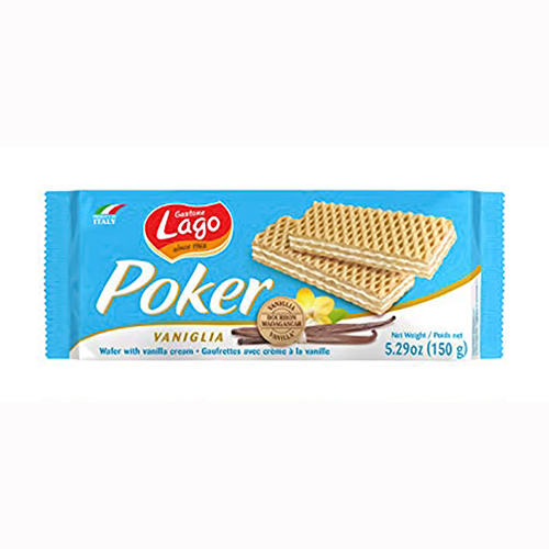 MaxMart Online . Lago Poker Vanilla Wafer 150g