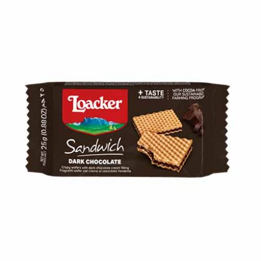 MaxMart Online . Loacker Dark Chocolate Sandwich 25g