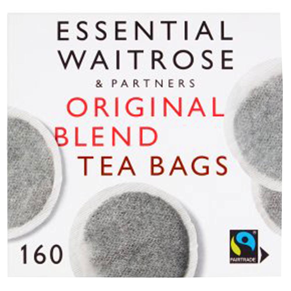 MaxMart Online . Waitrose Essential Tea Bags Round Original Blend 160